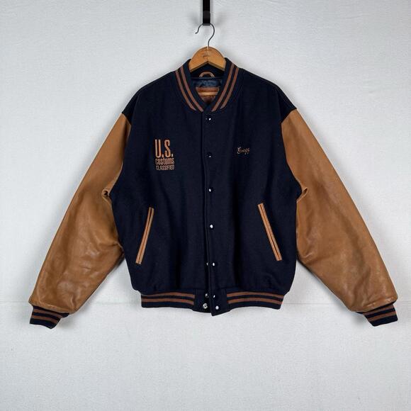 Golden Bear | Jackets & Coats | Us Customs X Golden Bear Varsity Navy ...